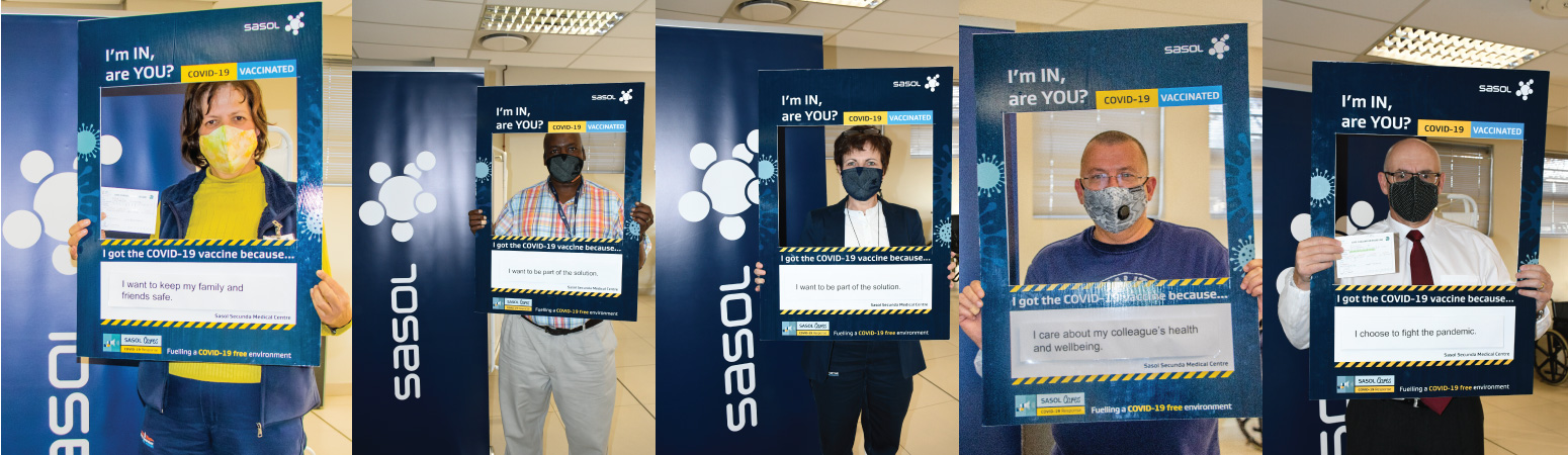 Sasol Secunda Executive Team Leads by Example - Sasol in Society