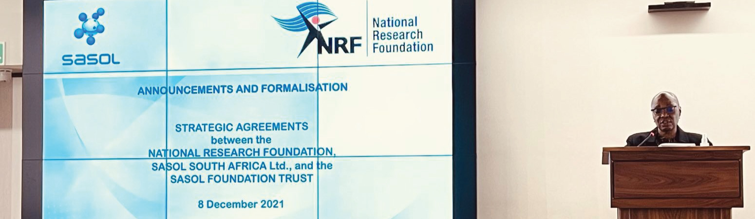 Sasol Partners with the National Research Foundation - Sasol in Society