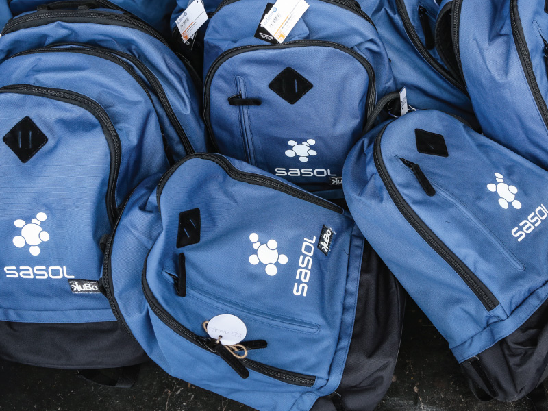 Sasol donates school uniform kits - Sasol in Society