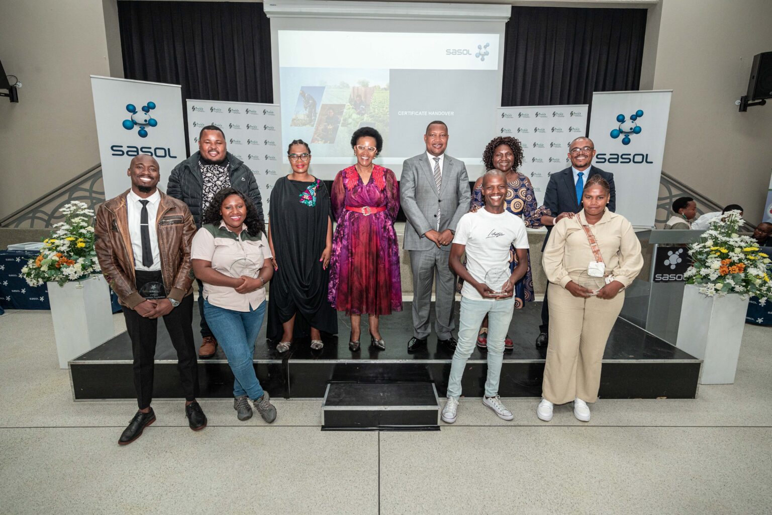 Forty Small Scale Farmers Graduate - Sasol in Society